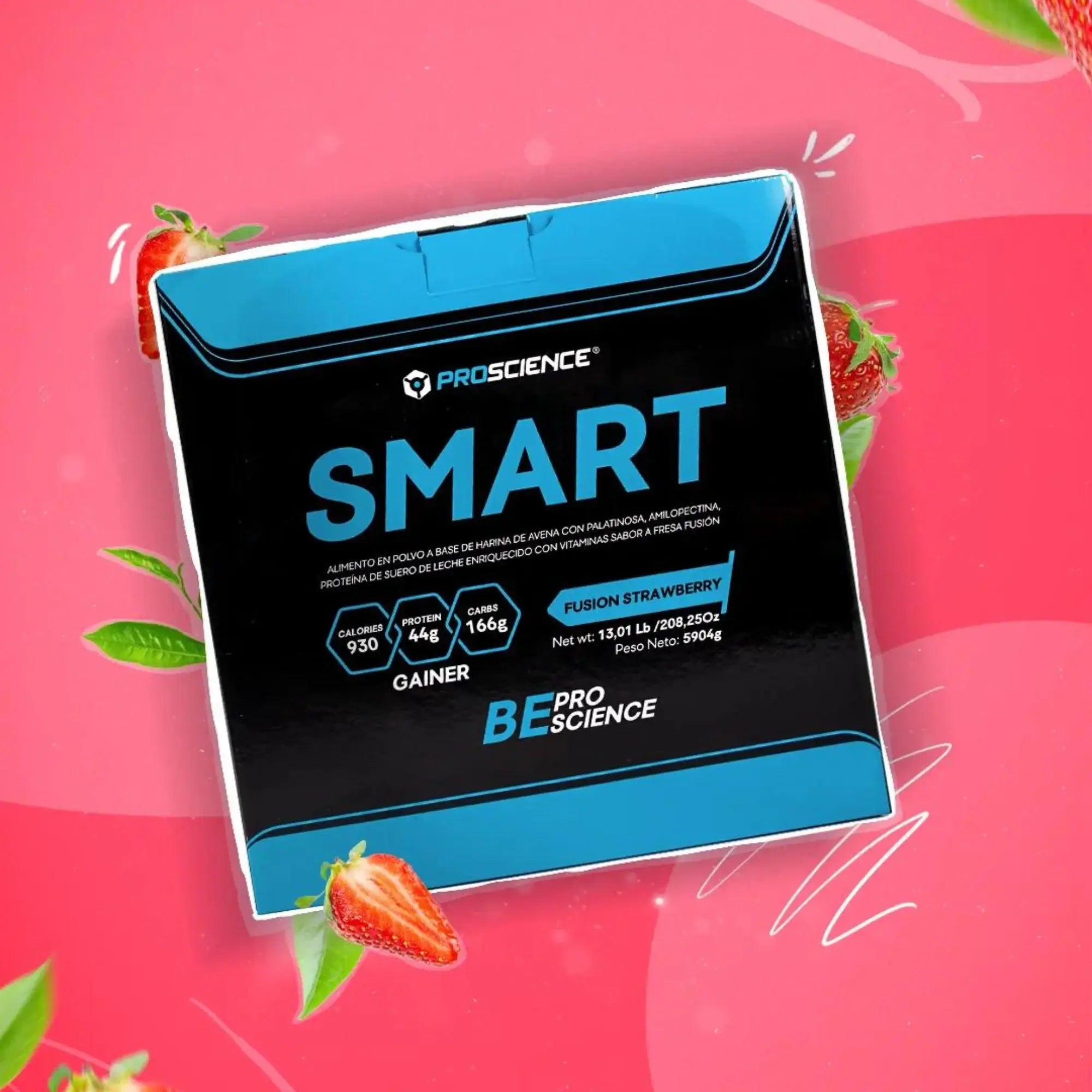 Proteína Smart de Proscience x 13.01 Lbs. En Caja Sabor a Fresa Fusión ...